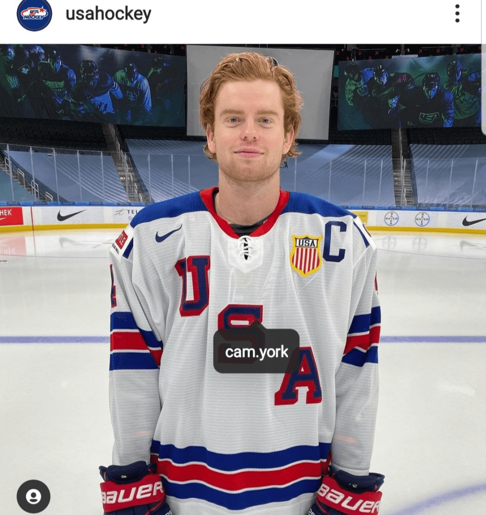 Recap Of Flyers Prospect Cam York During The WJC Prelims - FLYERS NITTY ...