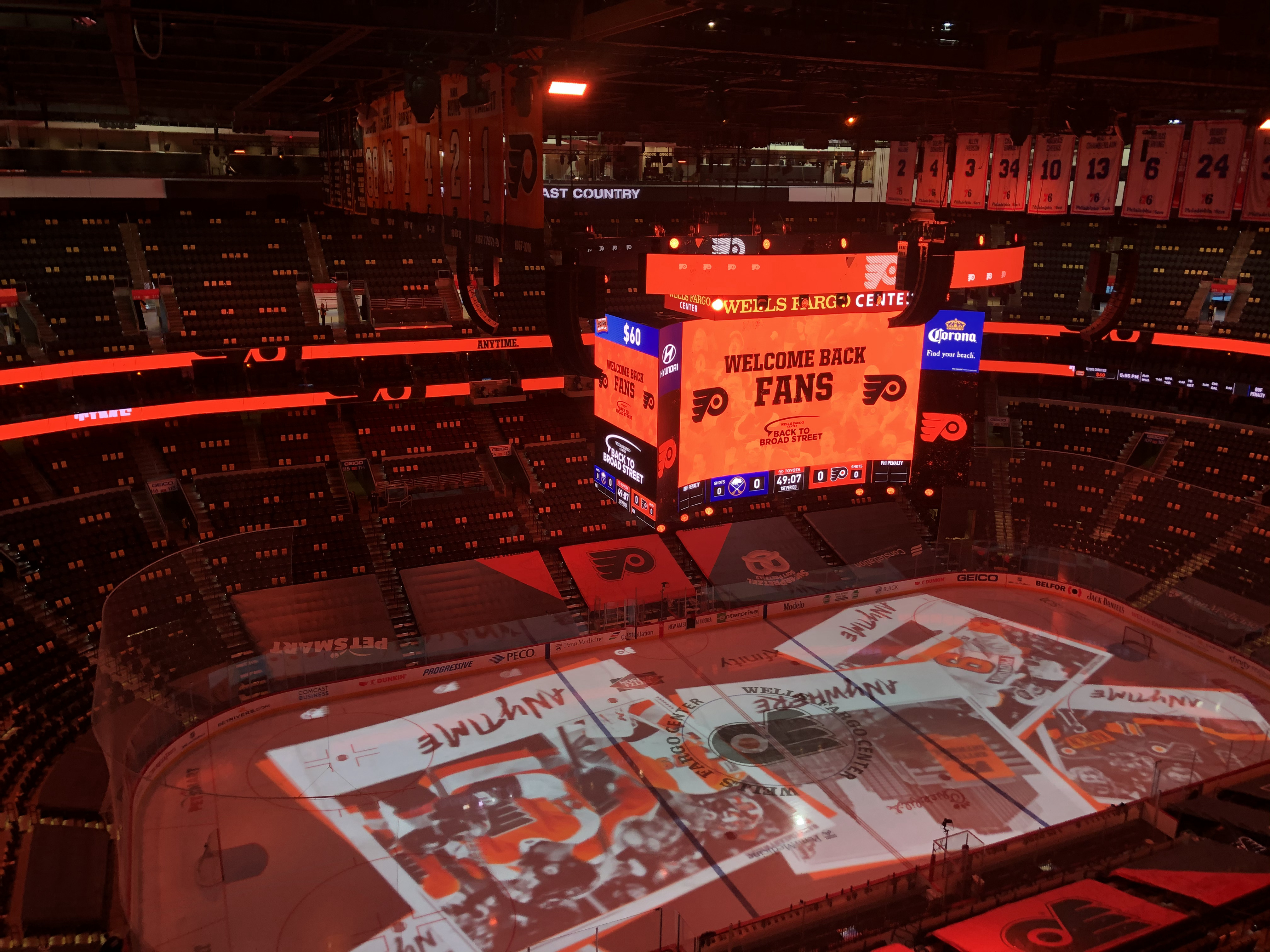 Flyers Fans Rally Together In Delaware To Cheer On The 76ers FLYERS ...