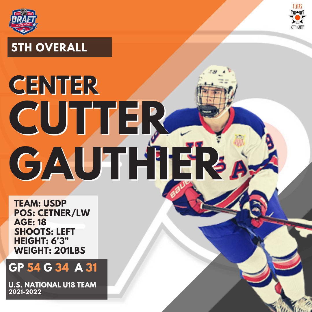 Cutter Gauthier has a big boom mentality for the Flyers, just who is ...