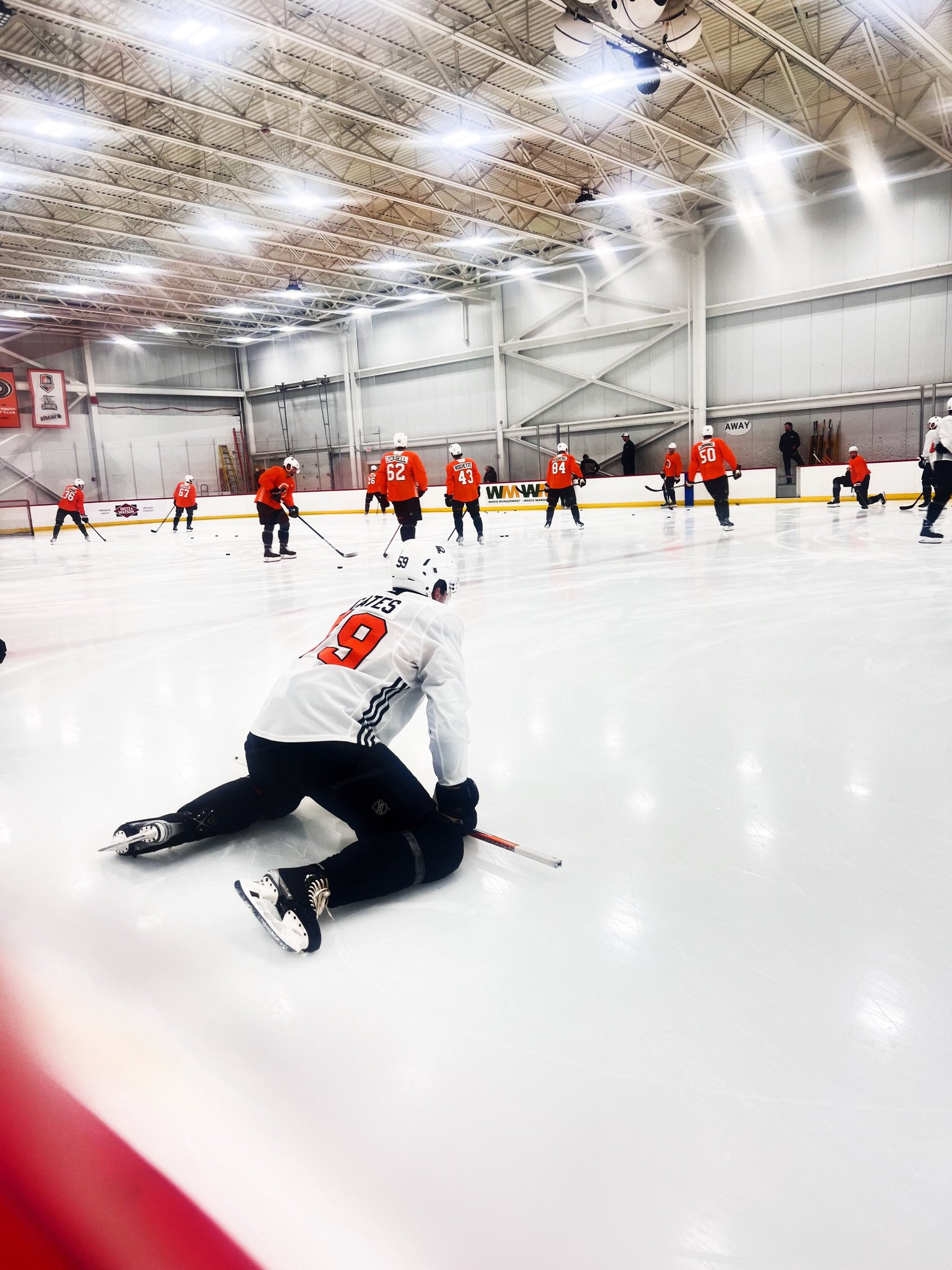 Noah Cates is really putting forth an excellent camp with the Flyers ...