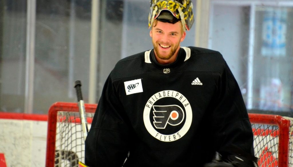 Samuel Ersson is relishing an unbelievable role with the Flyers and he ...