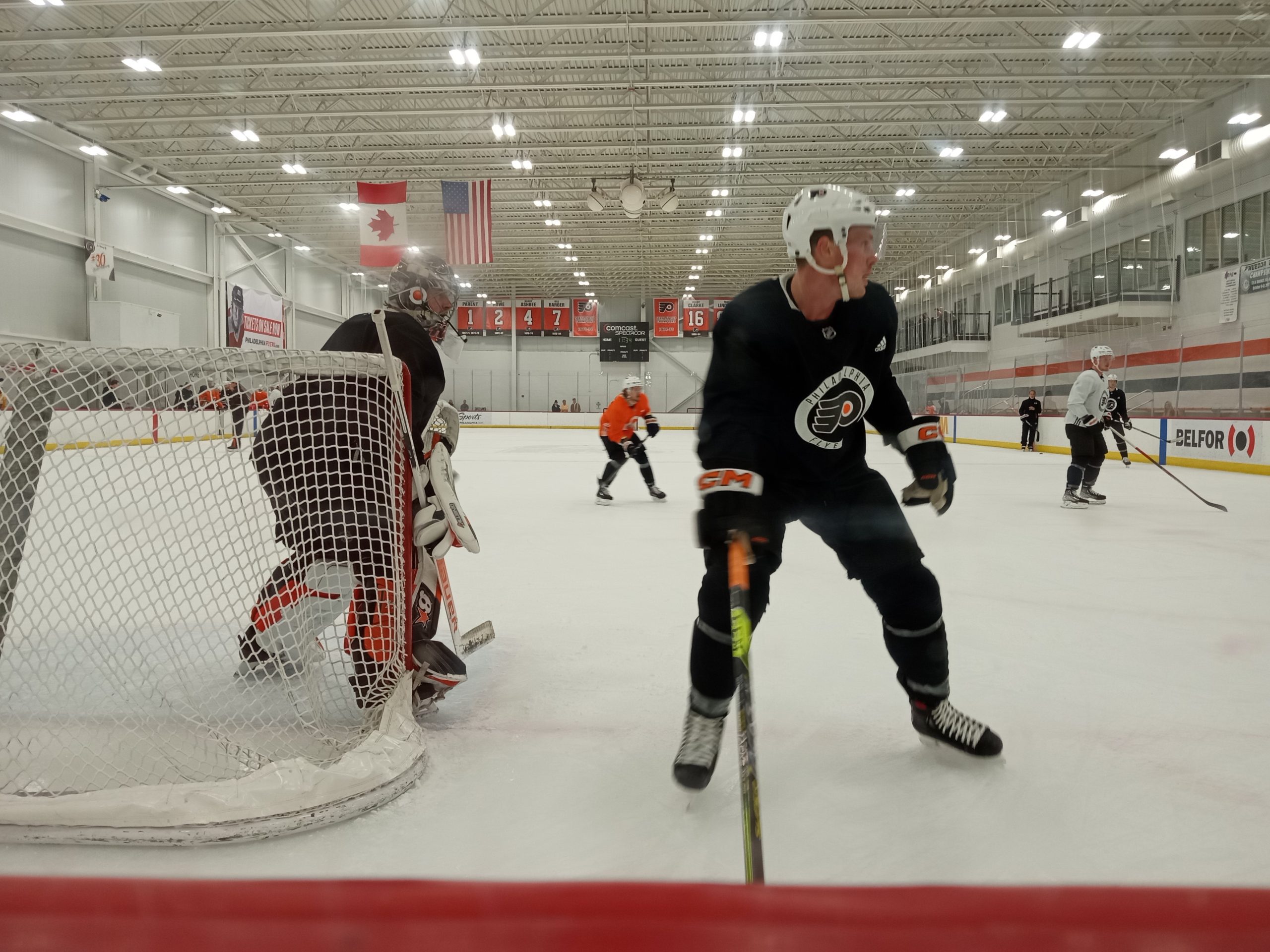 Some Questions Answered at Flyers Practice Today FLYERS NITTY GRITTY