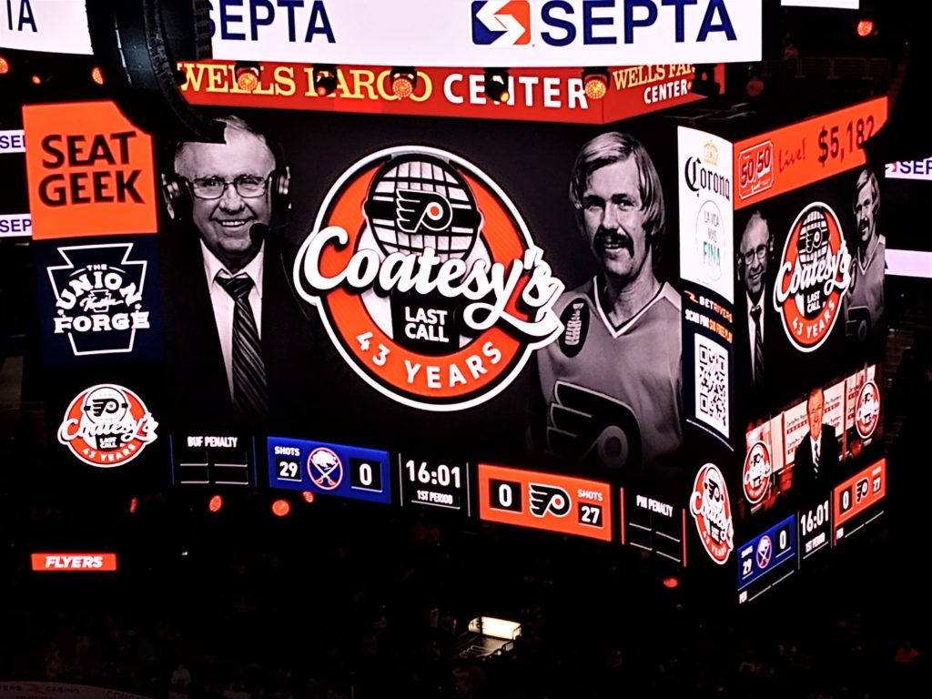 Steve Coates Tribute Before Flyers Tribulation - FLYERS NITTY GRITTY