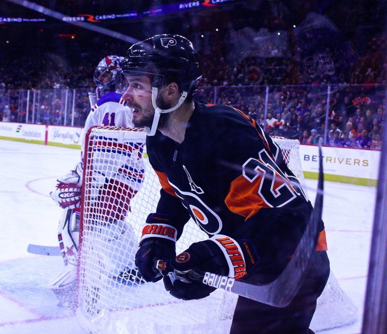 Flyers’ Forward Scott Laughton did not back down for change, as the NHL ...