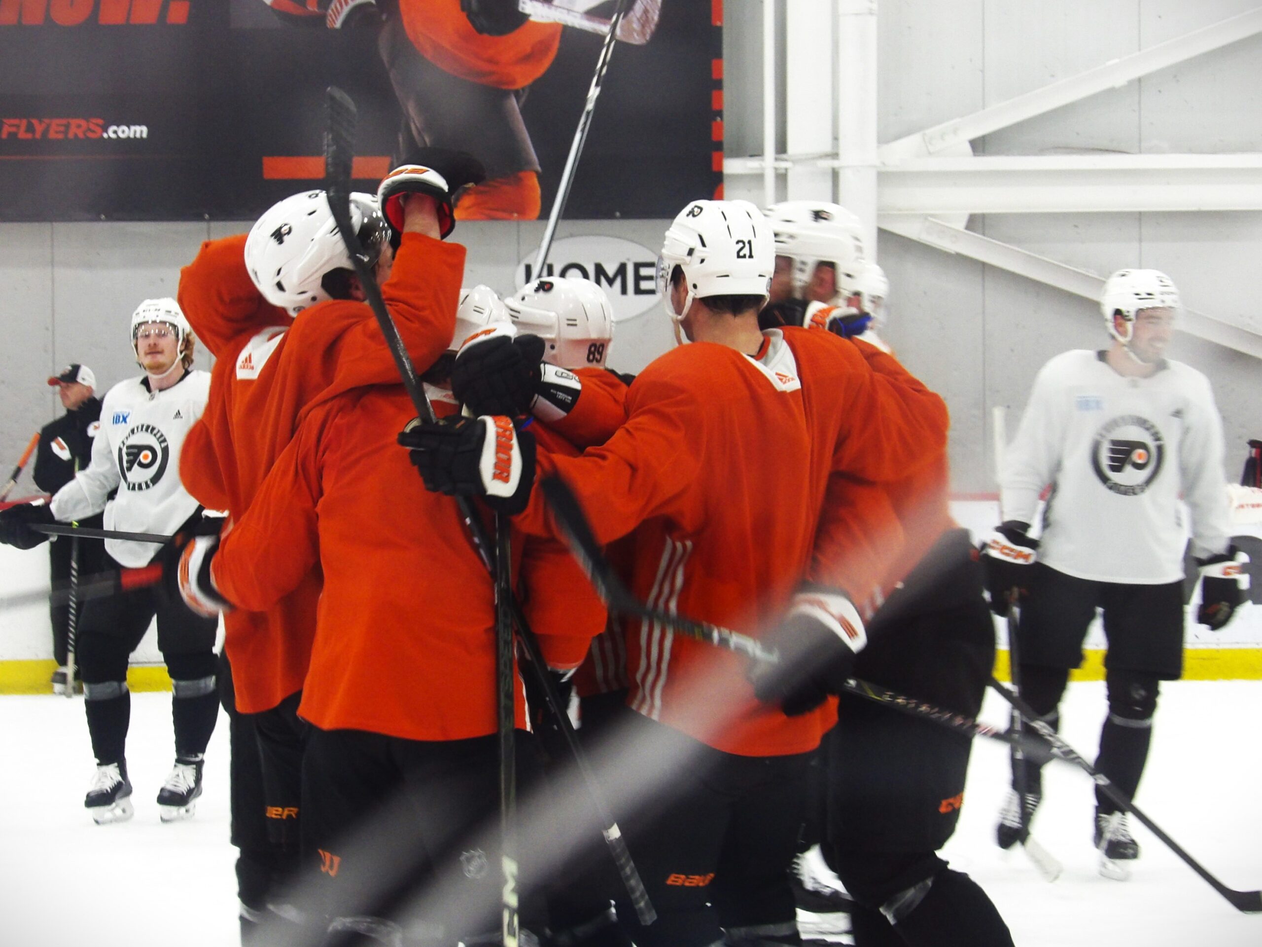 Flyers Upbeat Practice Before Gigantic Regular Season Finale Against ...