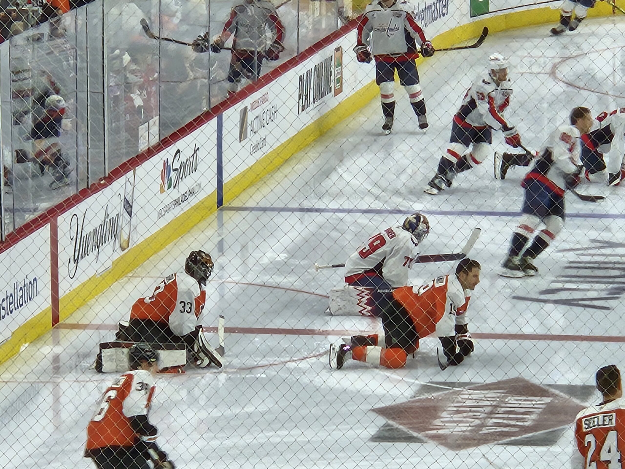 The Flyers blast the Oilers, before the largest crowd at a Flyers game ...