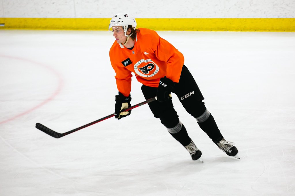 Ethan Samson was spectacular in the Rookie Series for the Flyers ...