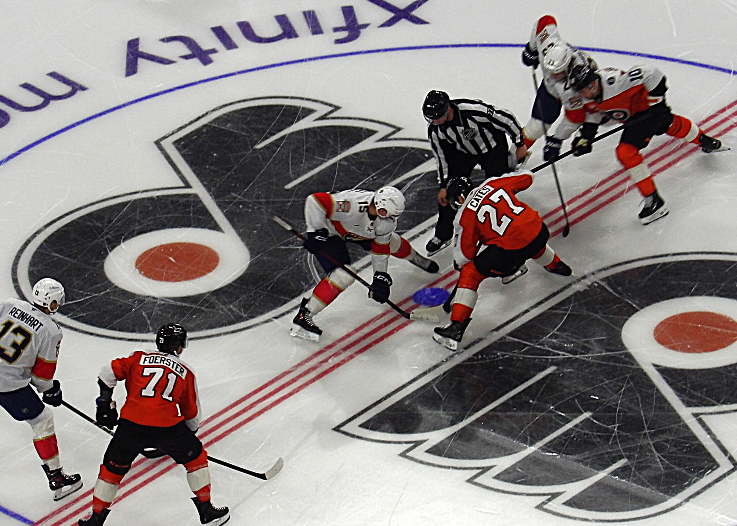 The Flyers coaching staff continues to rave about Noah Cates FLYERS ...