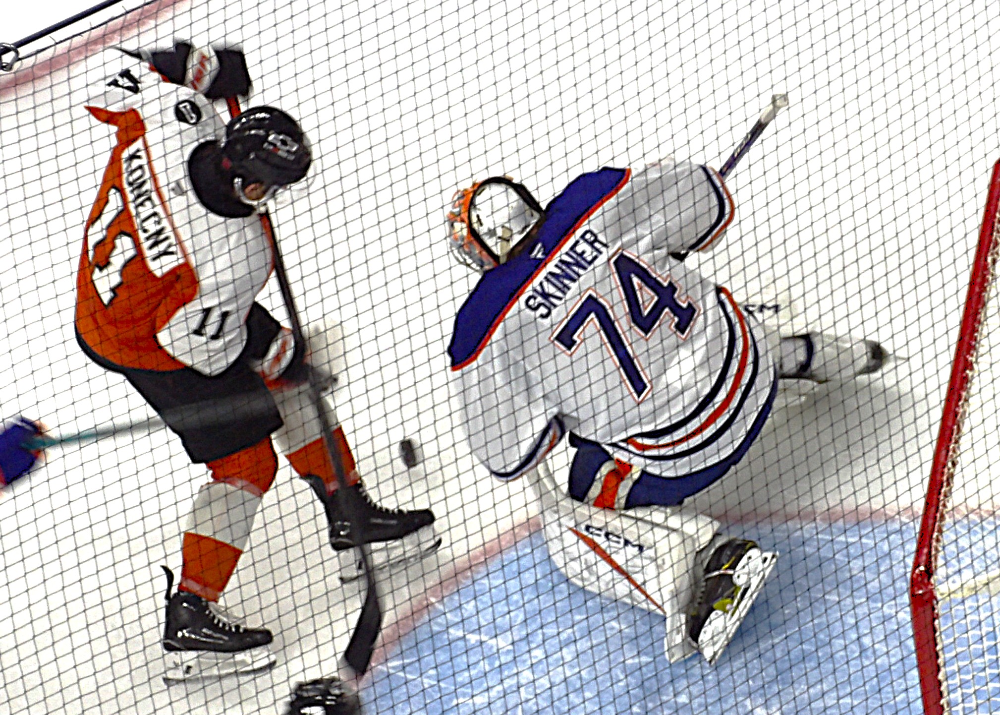 Oilers Overtime Stinger Flyers Settle For One FLYERS NITTY GRITTY