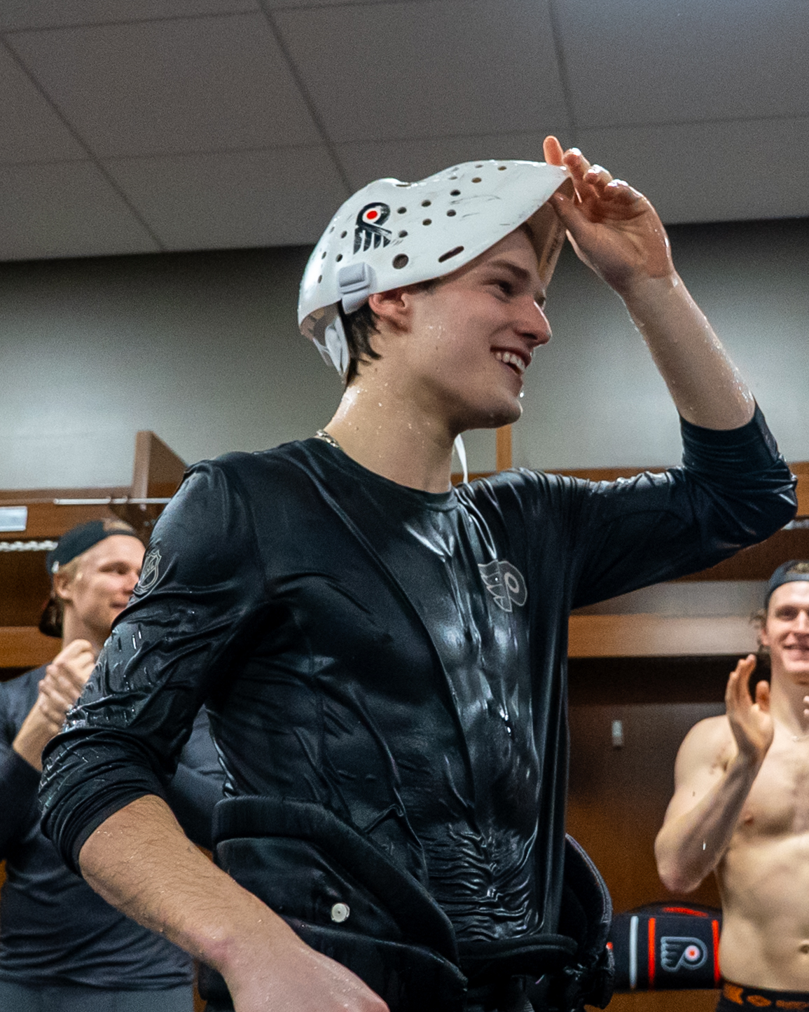 While Matvei Michkov shows Denver Barkey teammate loyalty, Barkey is ...